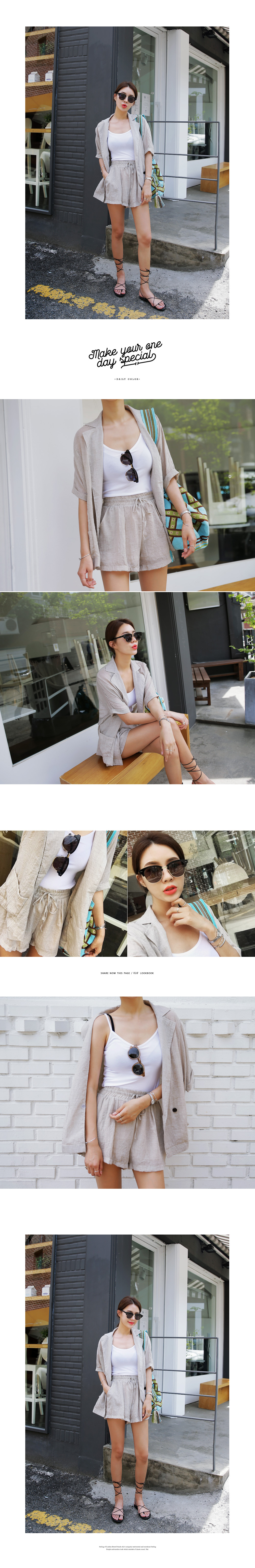 ショートスリーブジャケット&ショーツSET・全2色 | レディースファッション通販 - DHOLIC