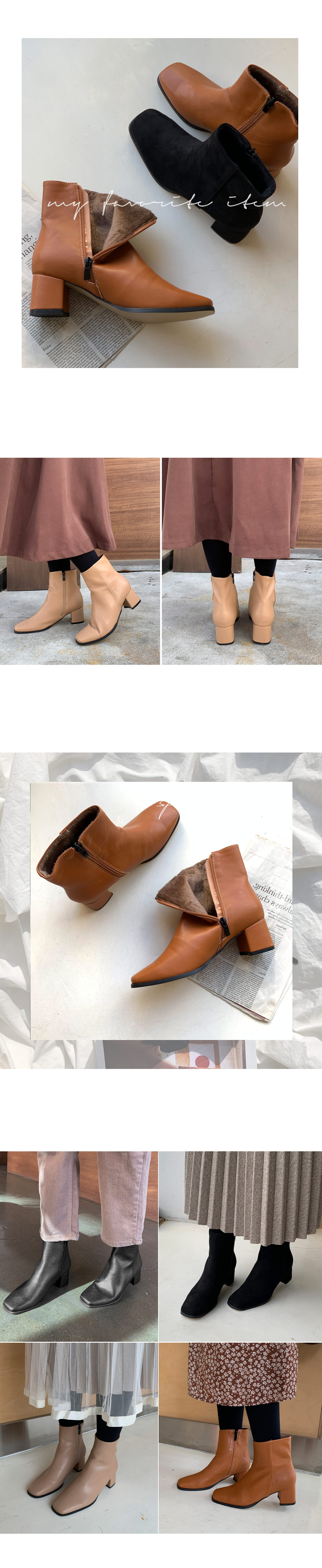 2TYPEファーライニングブーツ・全4色 | レディースファッション通販 - DHOLIC