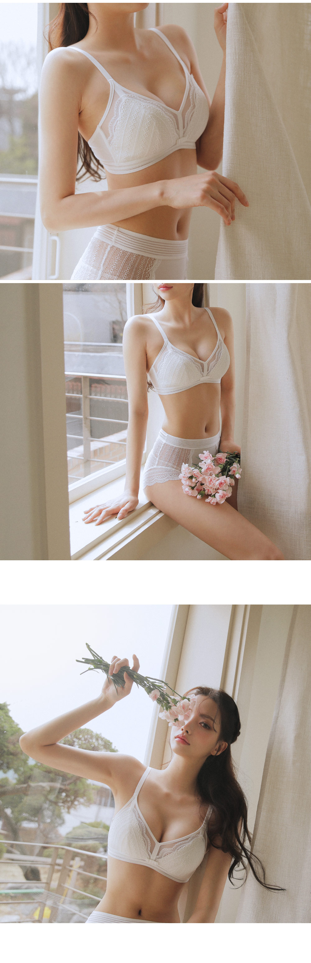 Vネックブラ&ハイウエストショーツSET・全3色 | レディースファッション通販 - DHOLIC