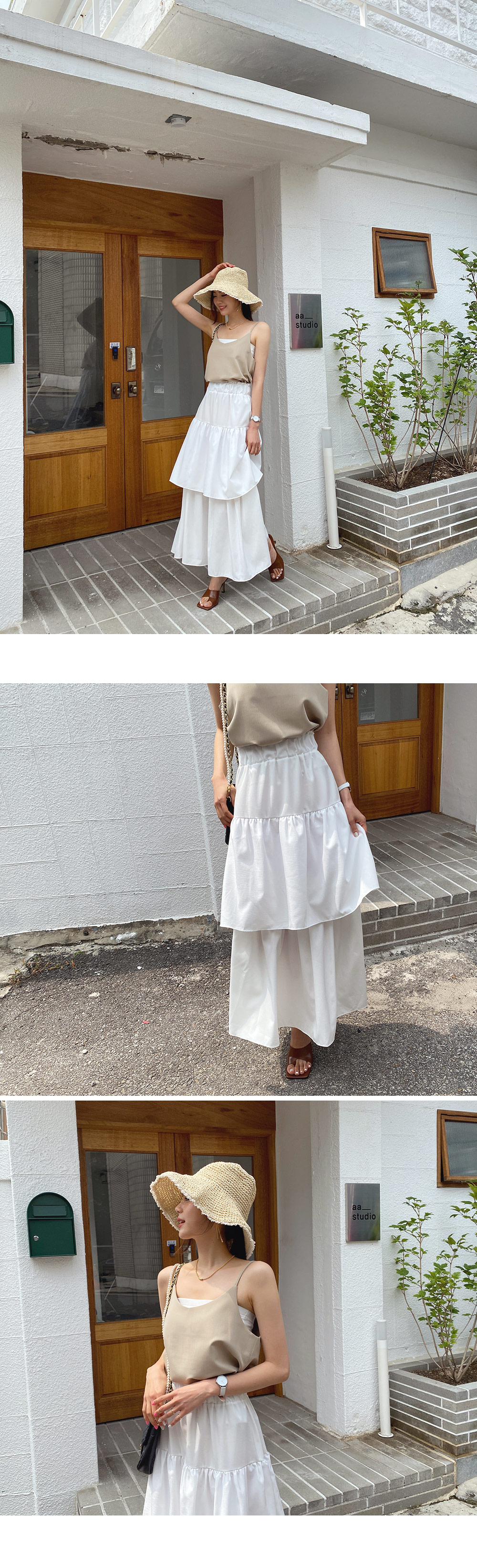 Vネックキャミソール&ワイドパンツSET・全3色 | レディースファッション通販 - DHOLIC