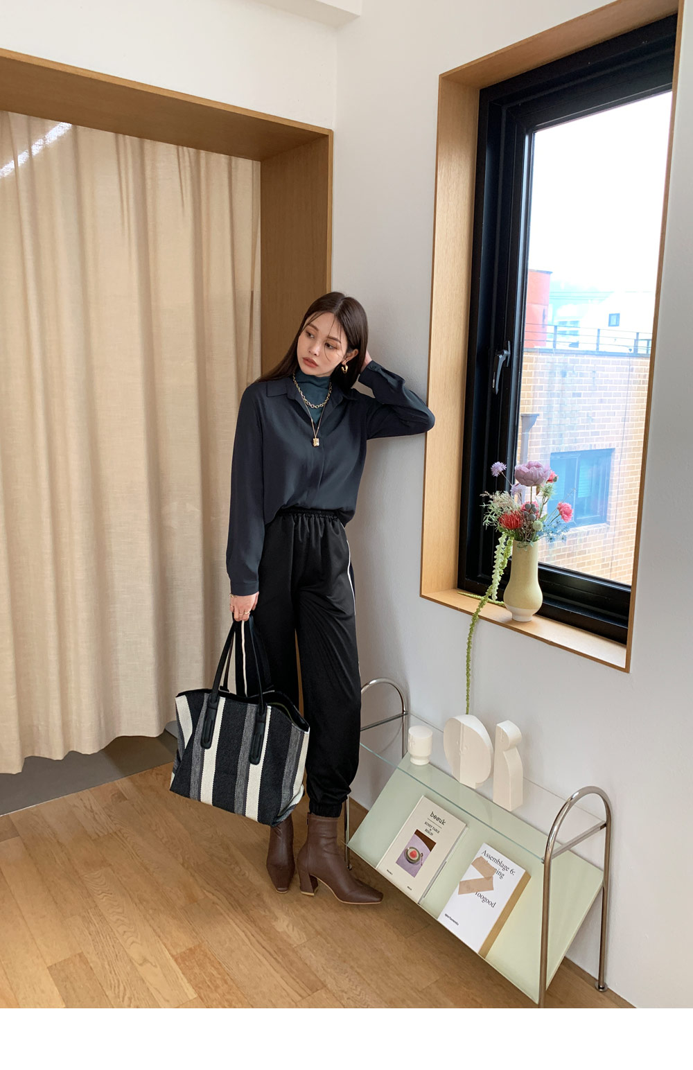 スキッパーカラーブラウス・全3色 | レディースファッション通販 - DHOLIC