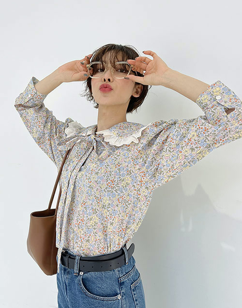 Vintage shape frame glasses | レディースファッション通販 - DHOLIC