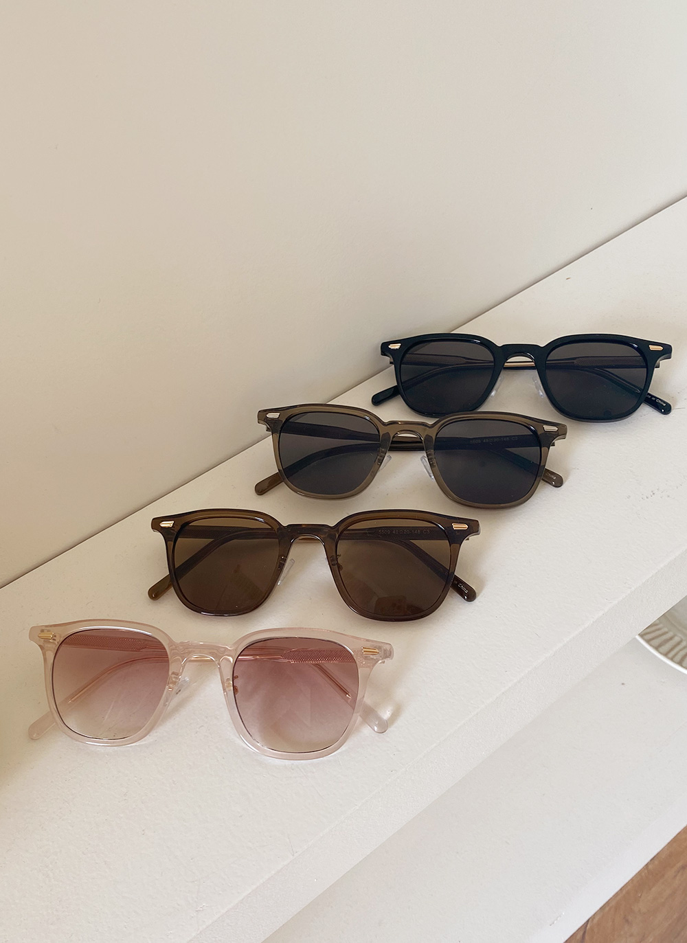 ケース付UV400スクエアサングラス | レディースファッション通販 - DHOLIC