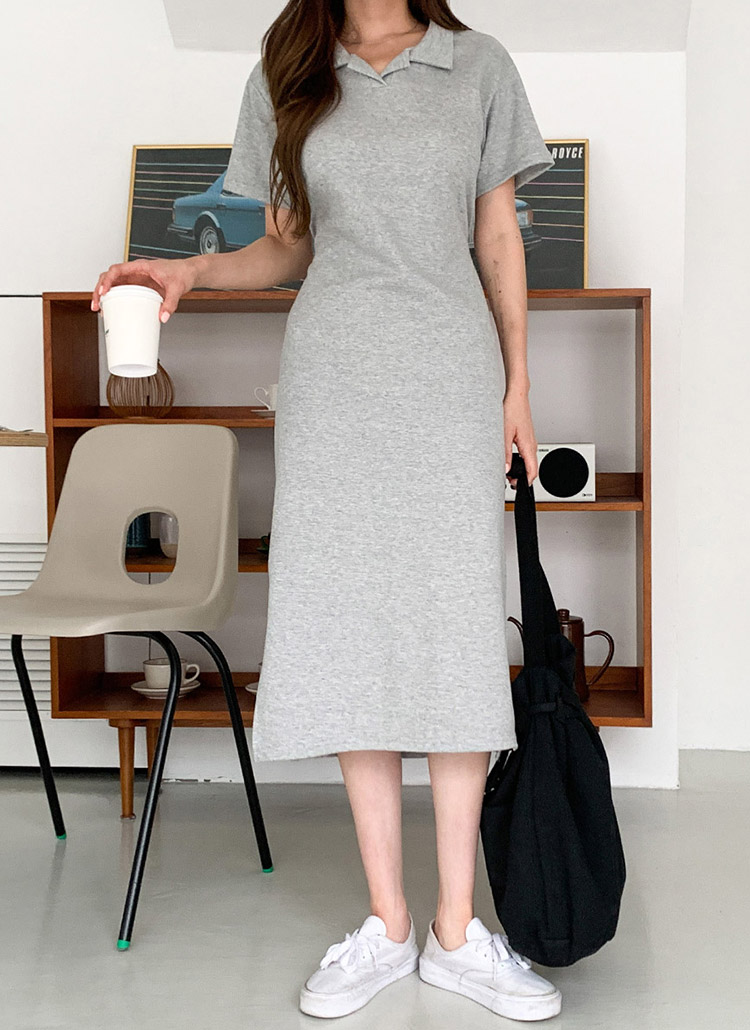 スキッパー半袖ワンピース | レディースファッション通販 - DHOLIC