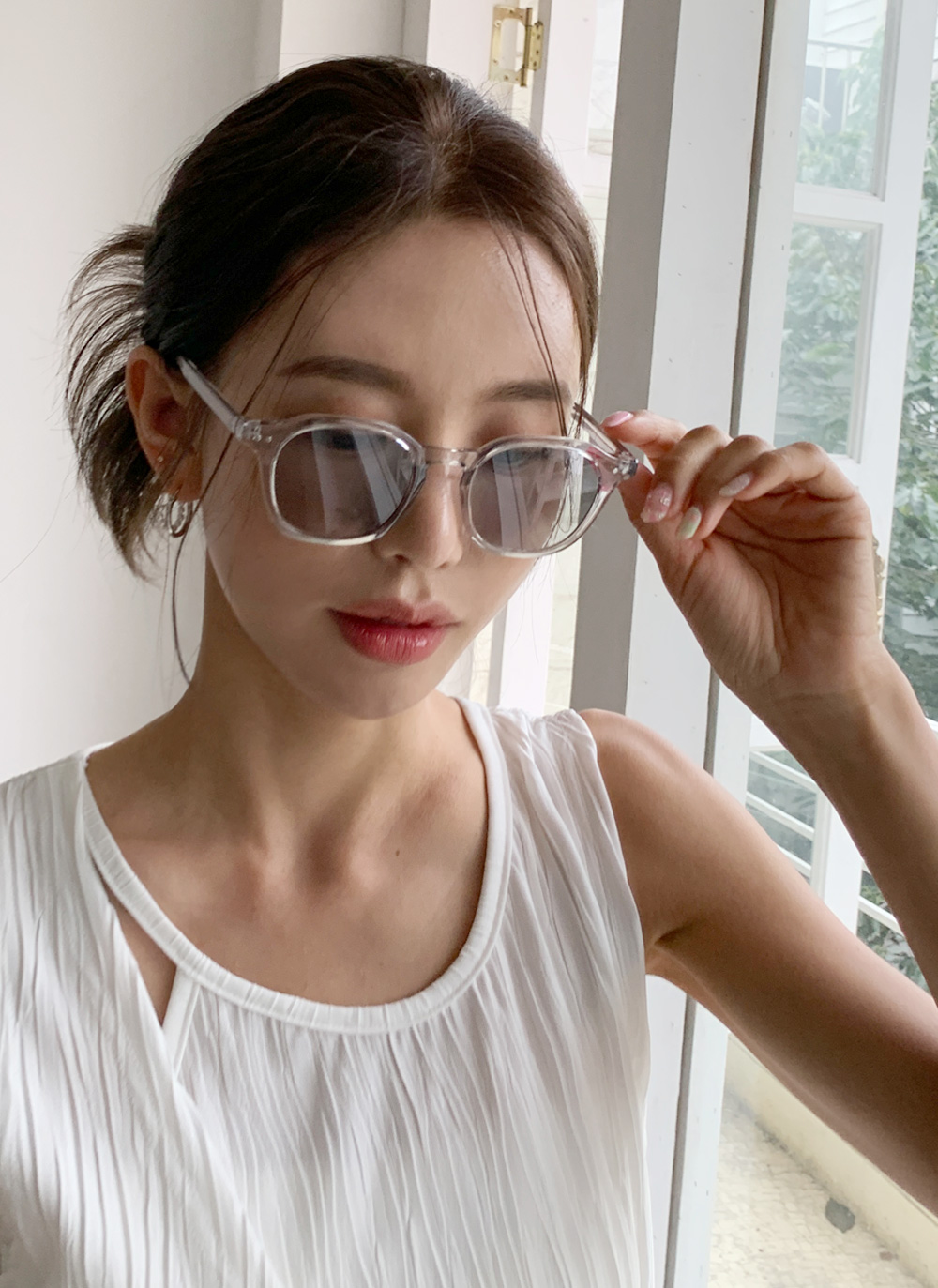 UV400スクエアカラーサングラス | レディースファッション通販 - DHOLIC