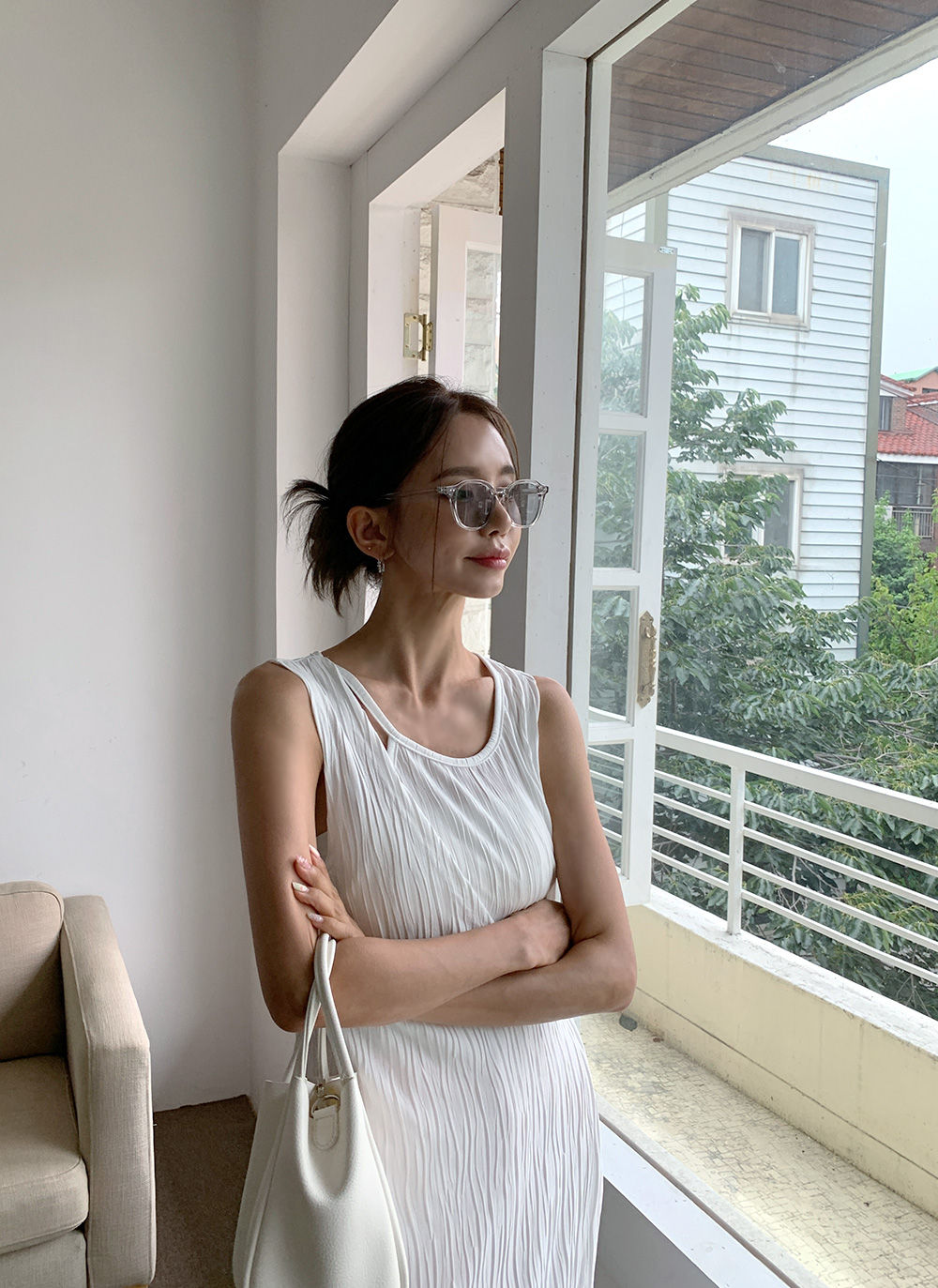 UV400スクエアカラーサングラス | レディースファッション通販 - DHOLIC