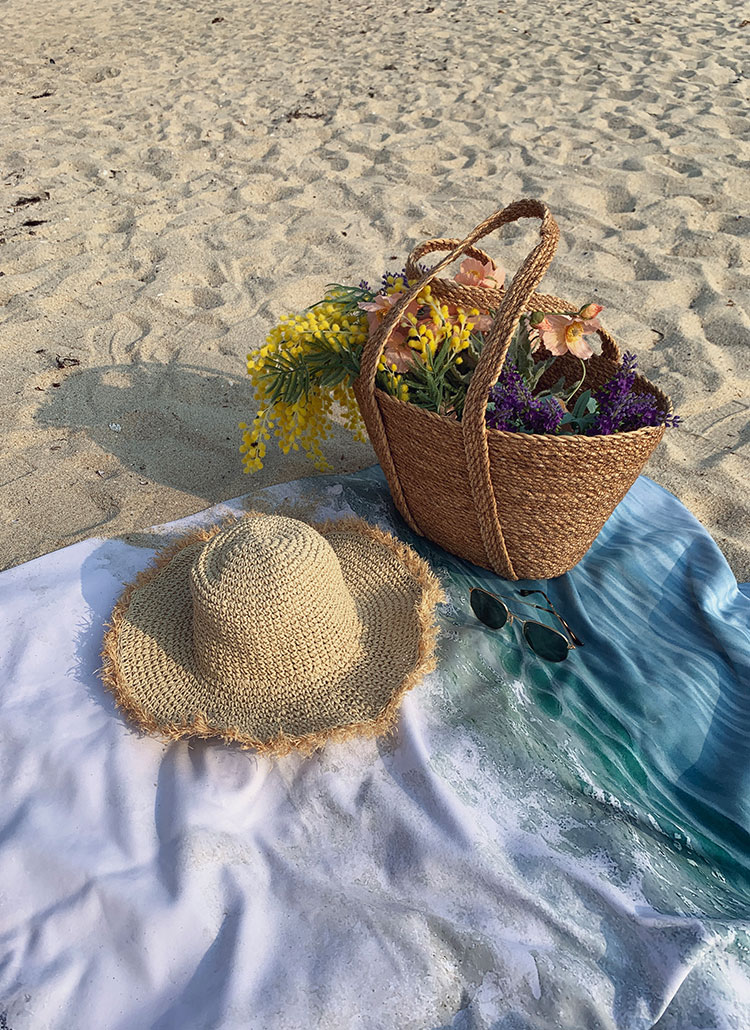 フリンジヘムペーパー編みハット | レディースファッション通販 - DHOLIC