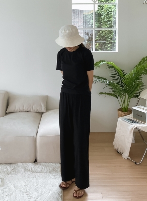 リブルーズTシャツ&2TYPEパンツSET | レディースファッション通販 - DHOLIC