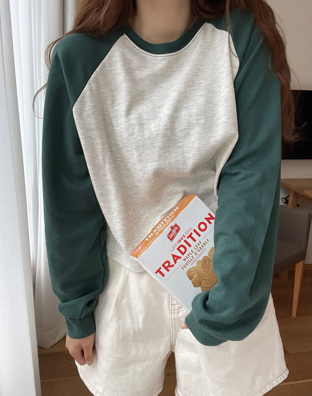 2TYPEバイカラーロングTシャツ | レディースファッション通販 - DHOLIC