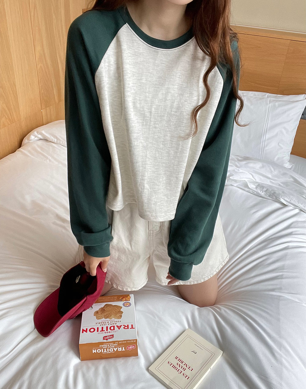 2TYPEバイカラーロングTシャツ | レディースファッション通販 - DHOLIC