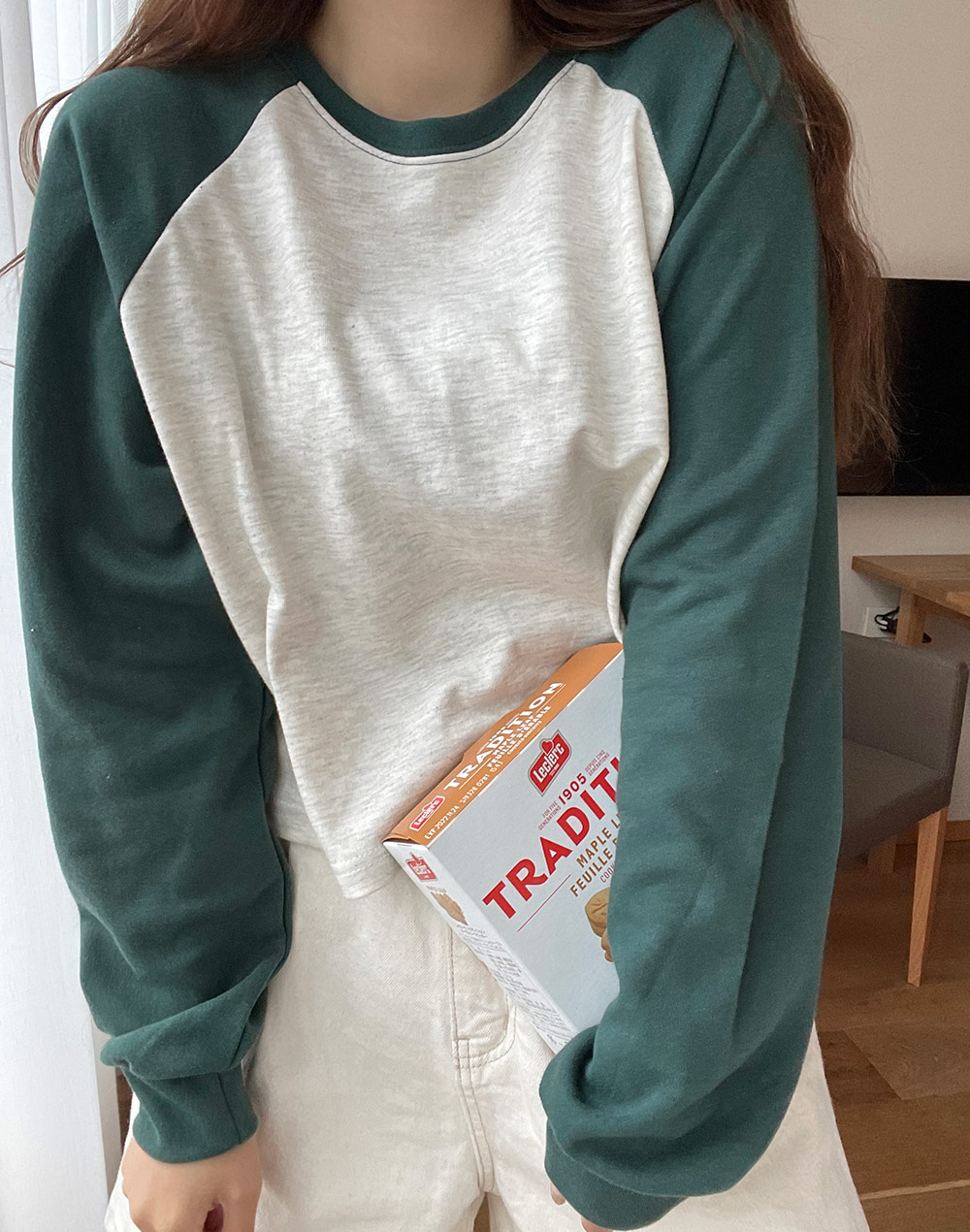 2TYPEバイカラーロングTシャツ | レディースファッション通販 - DHOLIC