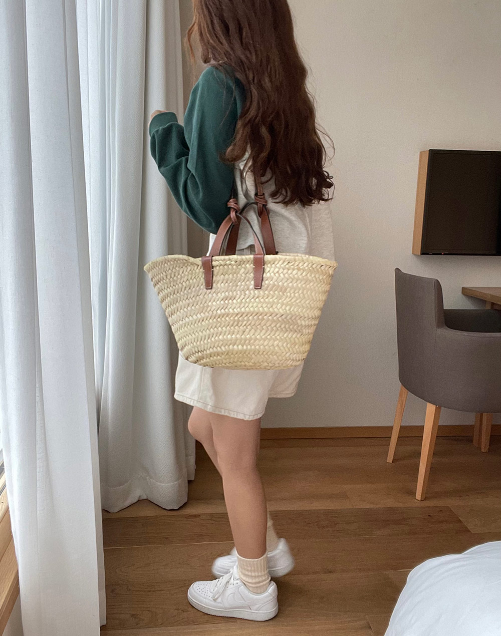 2TYPEバイカラーロングTシャツ | レディースファッション通販 - DHOLIC