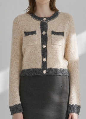 ウール混へアリーニットカーディガン | レディースファッション通販 - DHOLIC