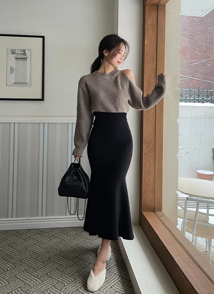 ニットマーメイドスカート | レディースファッション通販 - DHOLIC