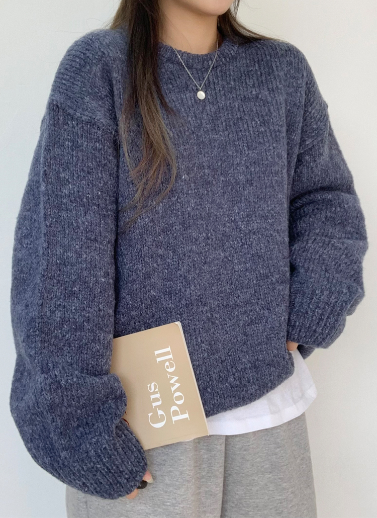 ドロップショルダールーズニット | レディースファッション通販 - DHOLIC