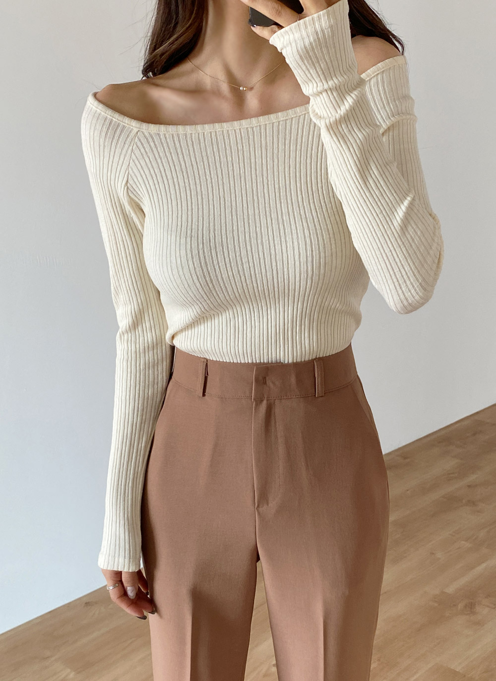 2WAYクロップドリブTシャツ | レディースファッション通販 - DHOLIC