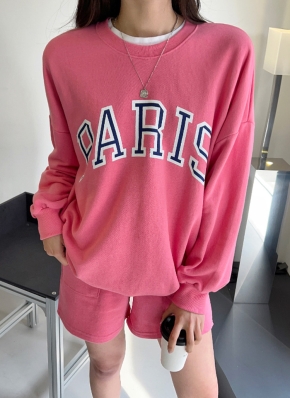 PARISビッグシルエットスウェット上下SET | レディースファッション通販 - DHOLIC