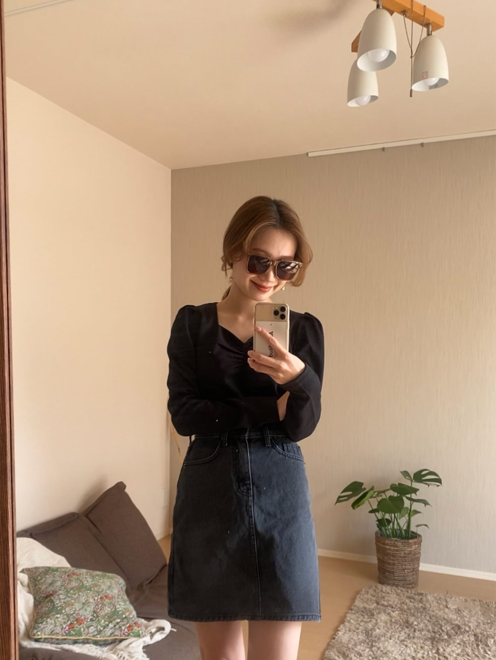 UV400スクエアフレームサングラス | レディースファッション通販 - DHOLIC