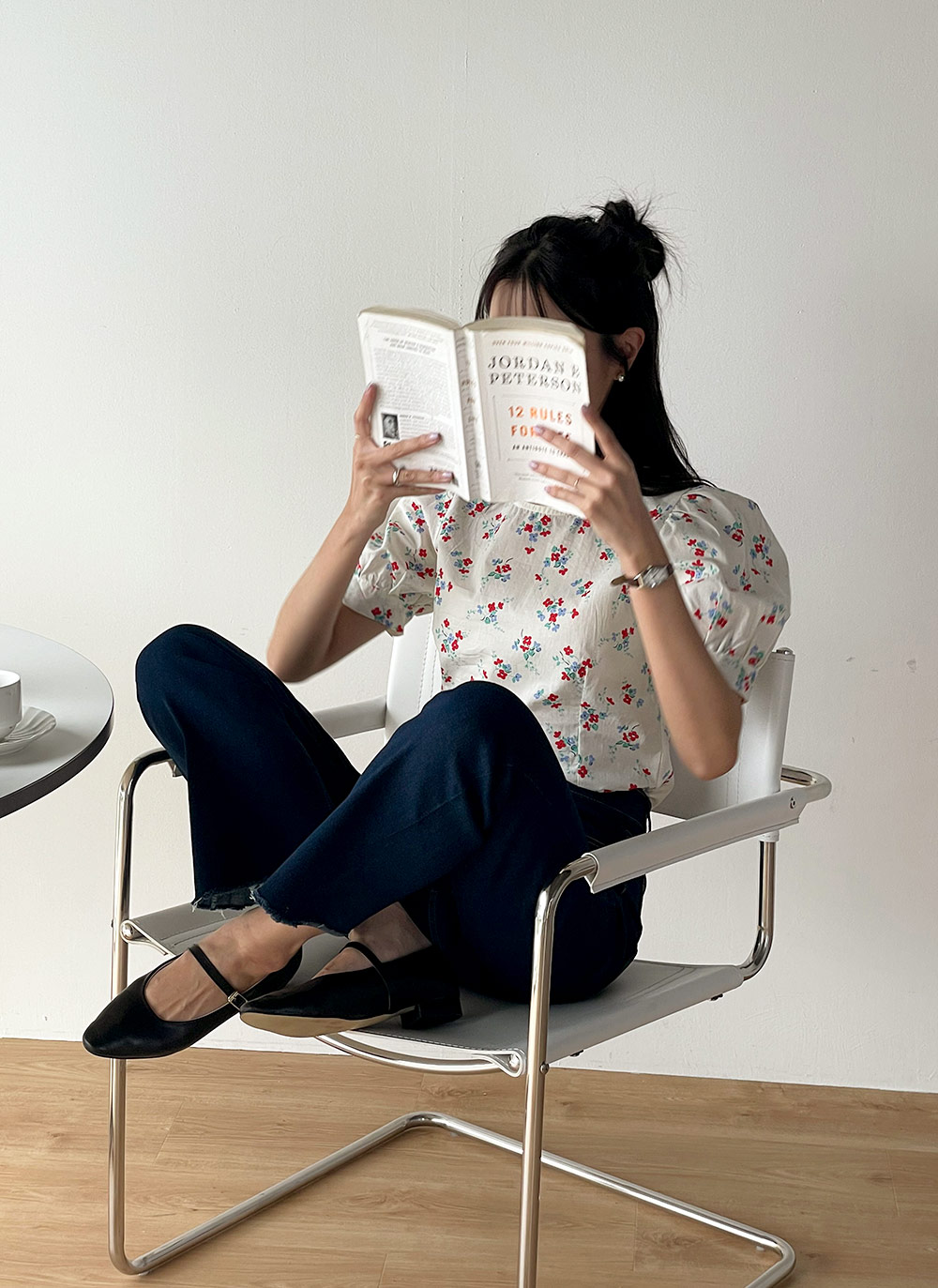 花柄半袖パフブラウス | レディースファッション通販 - DHOLIC