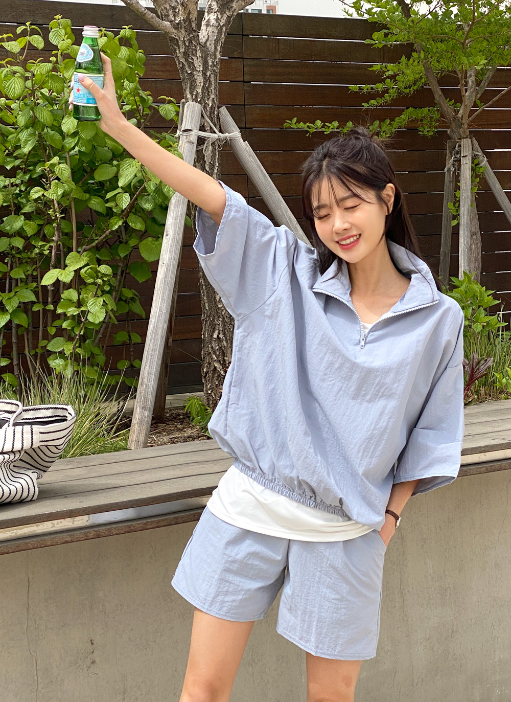 ナイロン2WAYプルオーバー&ショートパンツSET | レディースファッション通販 - DHOLIC