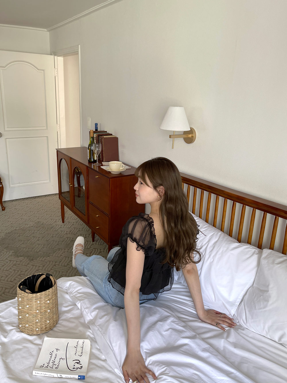 2WAYシアーフリルブラウス | レディースファッション通販 - DHOLIC