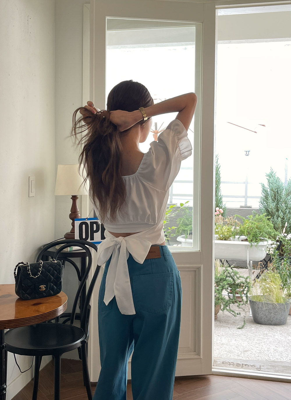 2WAYリボンパフブラウス | レディースファッション通販 - DHOLIC