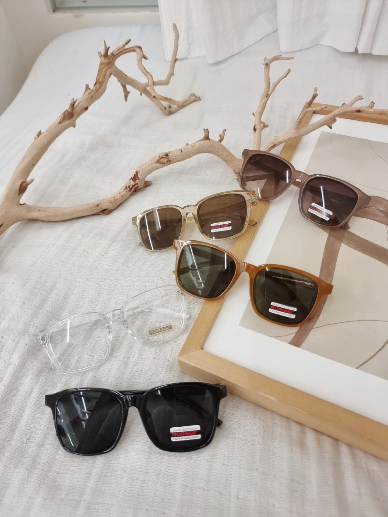 ケース付UV400スクエアサングラス | レディースファッション通販 - DHOLIC