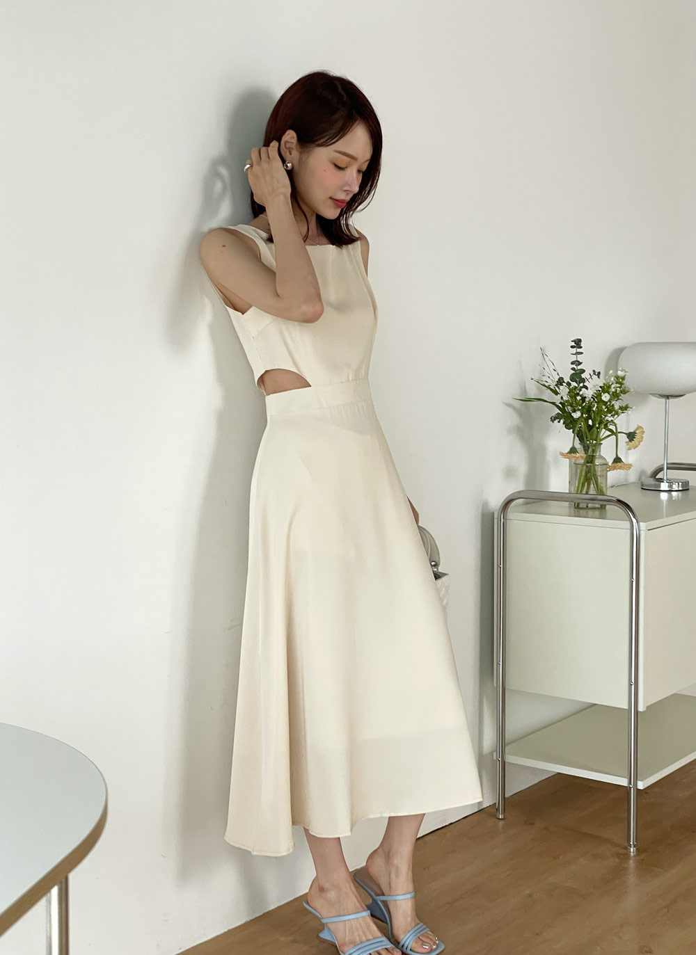 サイドスリットノースリワンピース | レディースファッション通販 - DHOLIC