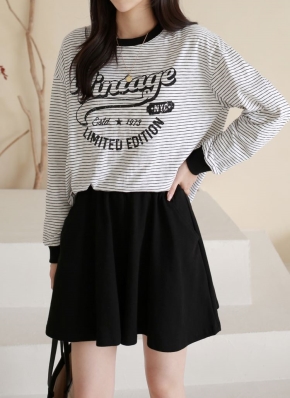 Vintageスウェット&フレアショートパンツSET | レディースファッション通販 - DHOLIC