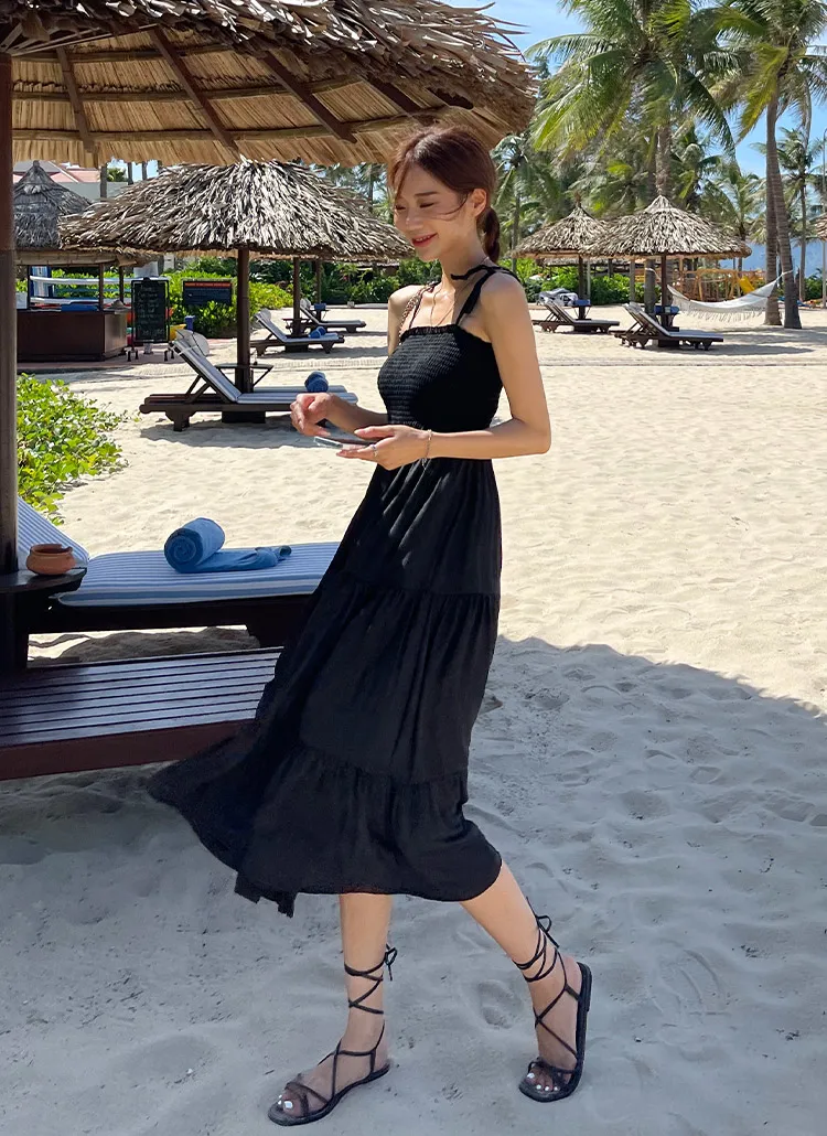 バストスモークティアードキャミワンピース | レディースファッション通販 - DHOLIC