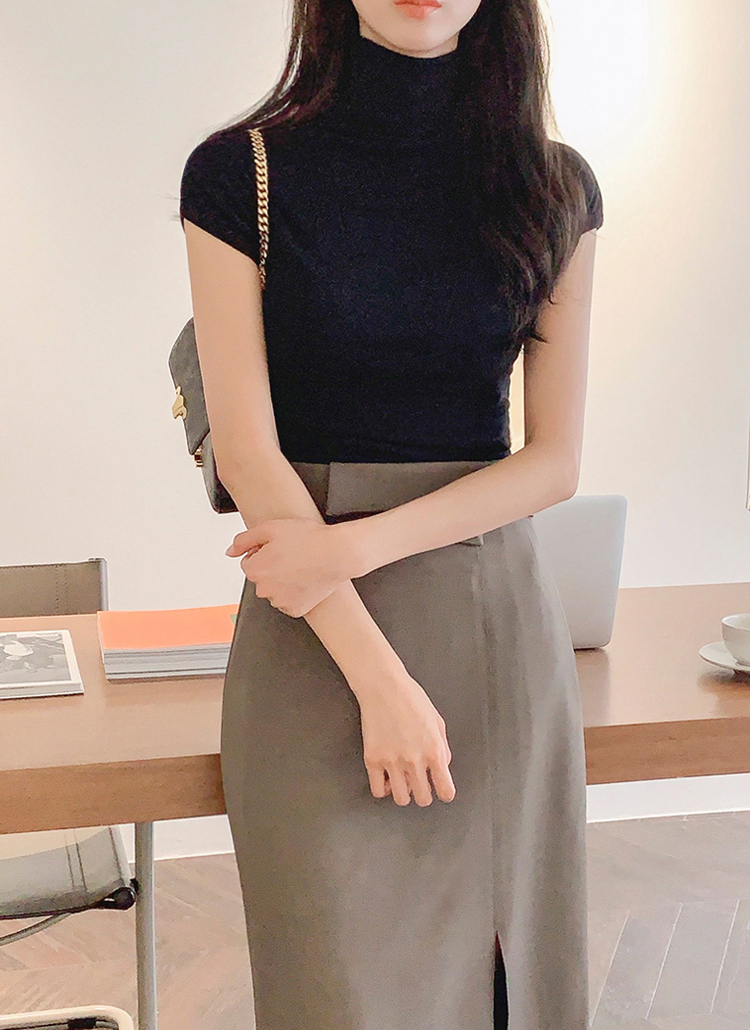 タートルネックキャップTシャツ | レディースファッション通販 - DHOLIC