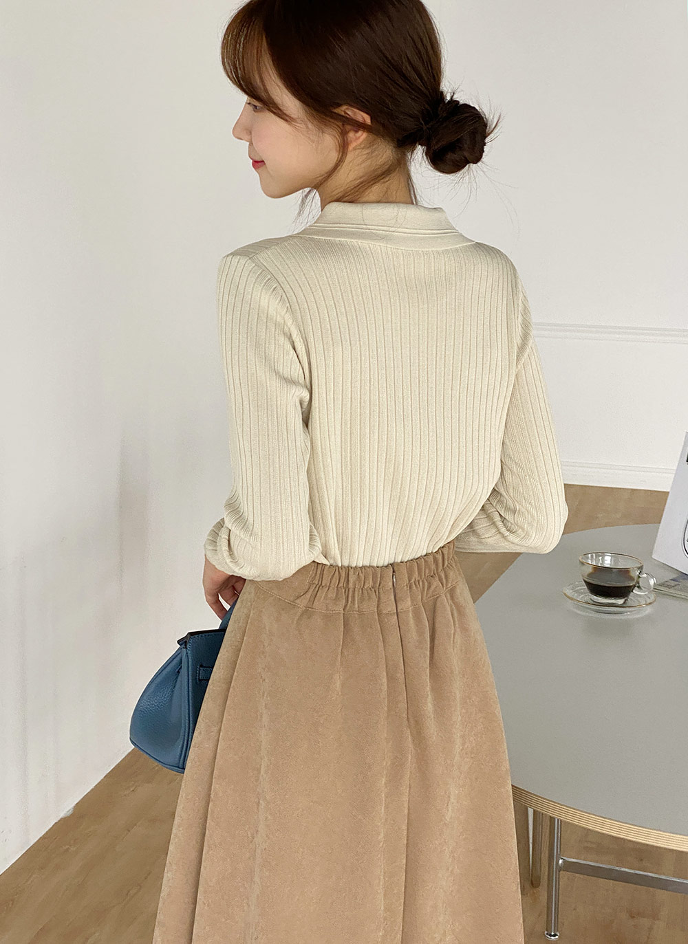 ゴールドボタンカラーカーディガン | レディースファッション通販 - DHOLIC