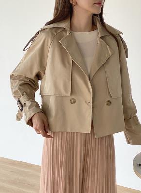 ベルト付トレンチジャケット | レディースファッション通販 - DHOLIC