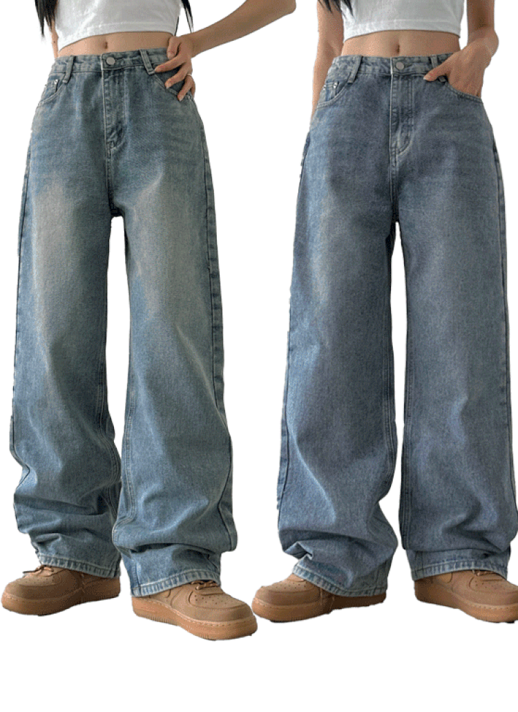 ストリートウォッシュデニムパンツ | レディースファッション通販 - DHOLIC