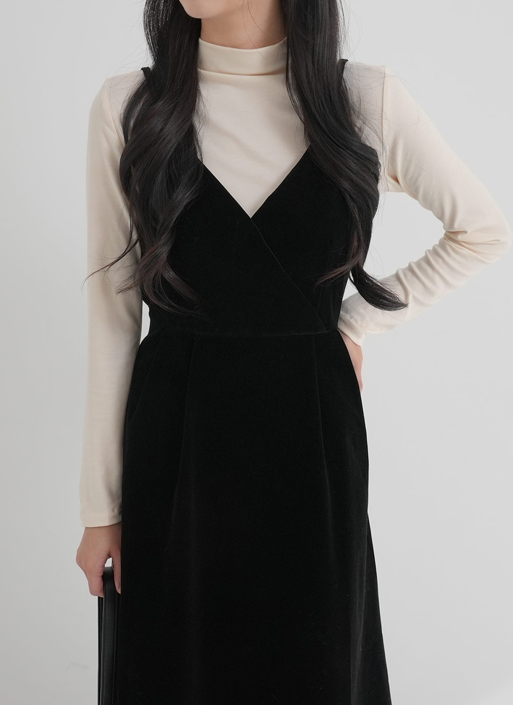 Tシャツ&ベロアリボンワンピースSET | レディースファッション通販 - DHOLIC