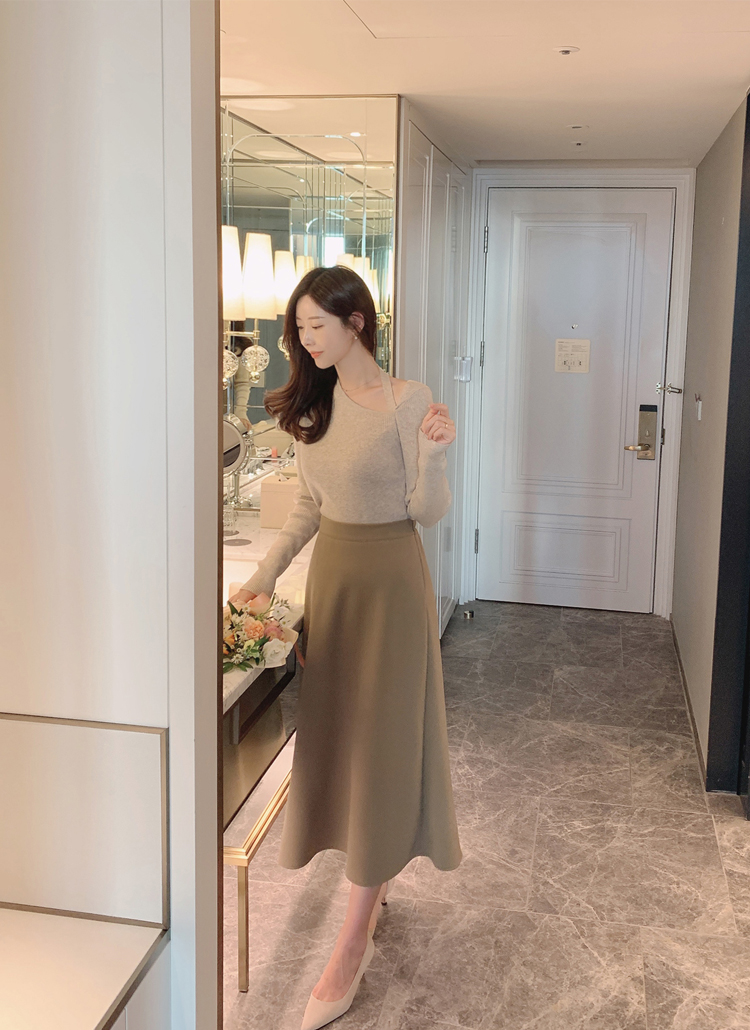 裏起毛ロングフレアスカート | レディースファッション通販 - DHOLIC