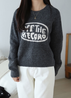 RECORDレタリングニット | レディースファッション通販 - DHOLIC