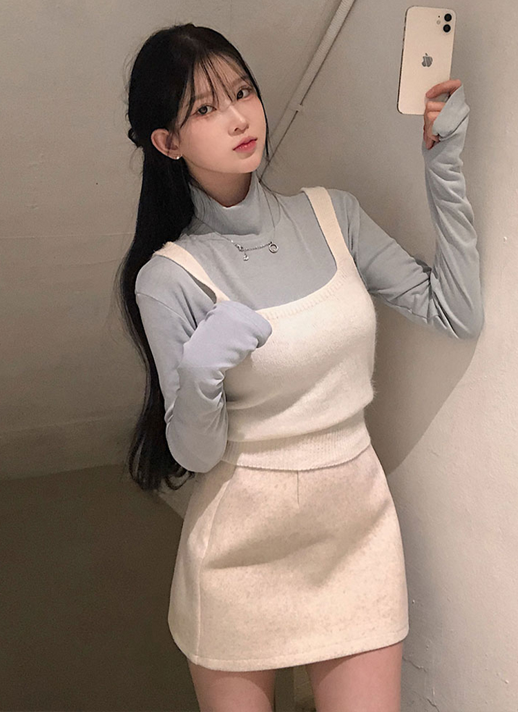 [beidelli made]スクエアネックニットビスチェ | レディースファッション通販 - DHOLIC