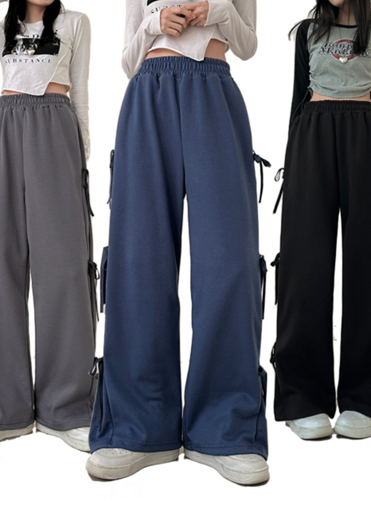 サイドリボンスウェットパンツ | レディースファッション通販 サイドリボンスウェットパンツ | レディースファッション通販