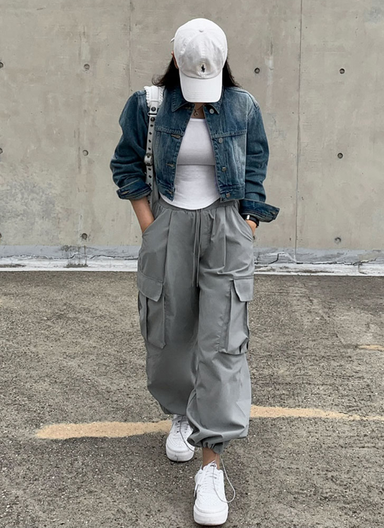 [beidelli made]2TYPEナイロンカーゴパンツ | レディースファッション通販 - DHOLIC