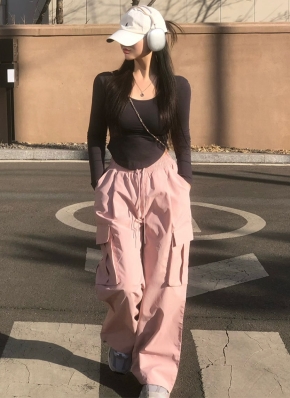 [beidelli made]2TYPEナイロンカーゴパンツ | レディースファッション通販 - DHOLIC