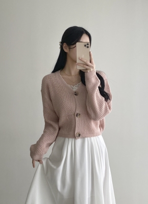 Vネックニットカーディガン | レディースファッション通販 - DHOLIC