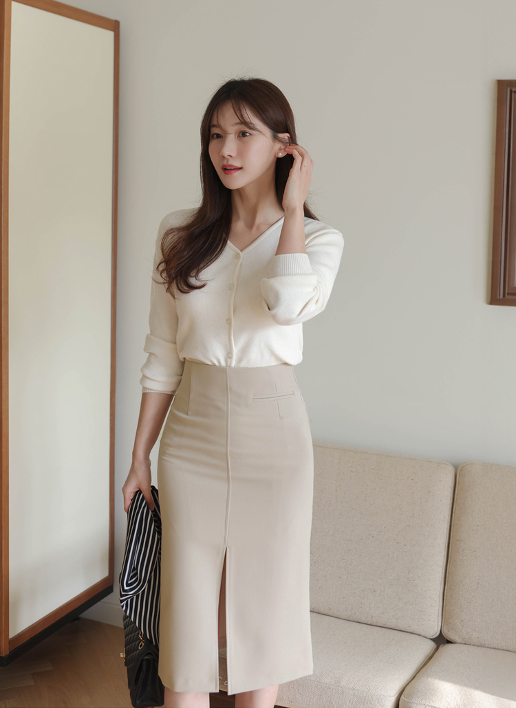 スリットミディスカート | レディースファッション通販 - DHOLIC