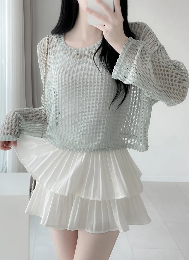 【ONLY DHOLIC】ダブルフリルプリーツミニスカート | レディースファッション通販 - DHOLIC