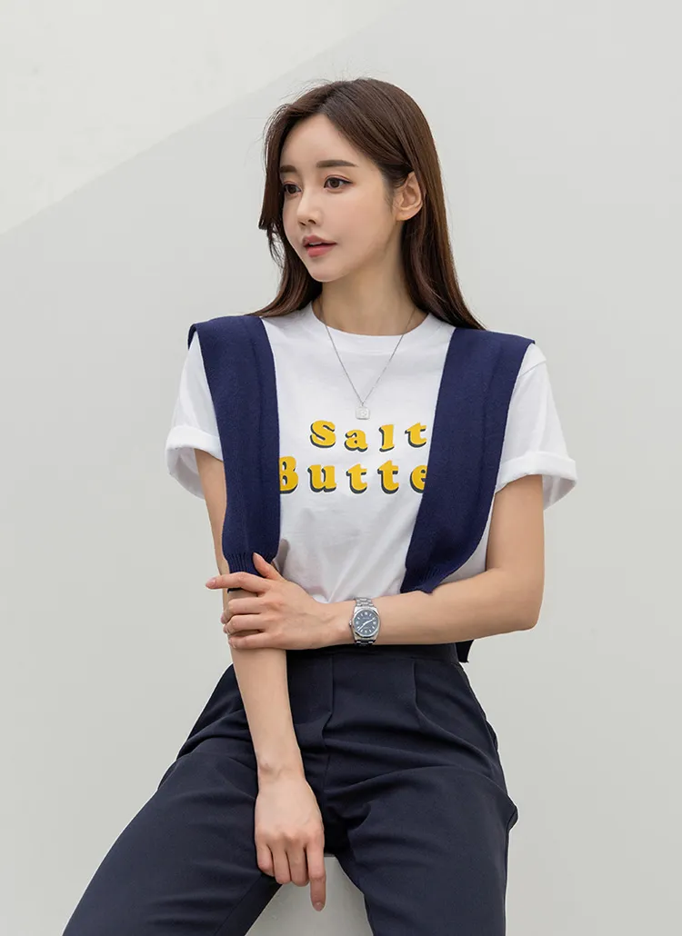 Saltスラブ半袖Tシャツ | レディースファッション通販 - DHOLIC