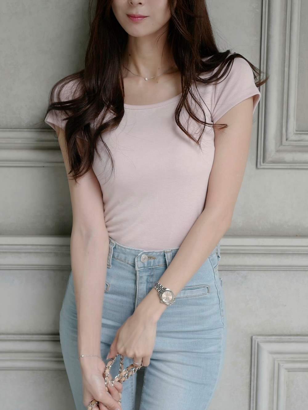 2TYPEクロップド半袖Tシャツ | レディースファッション通販 - DHOLIC