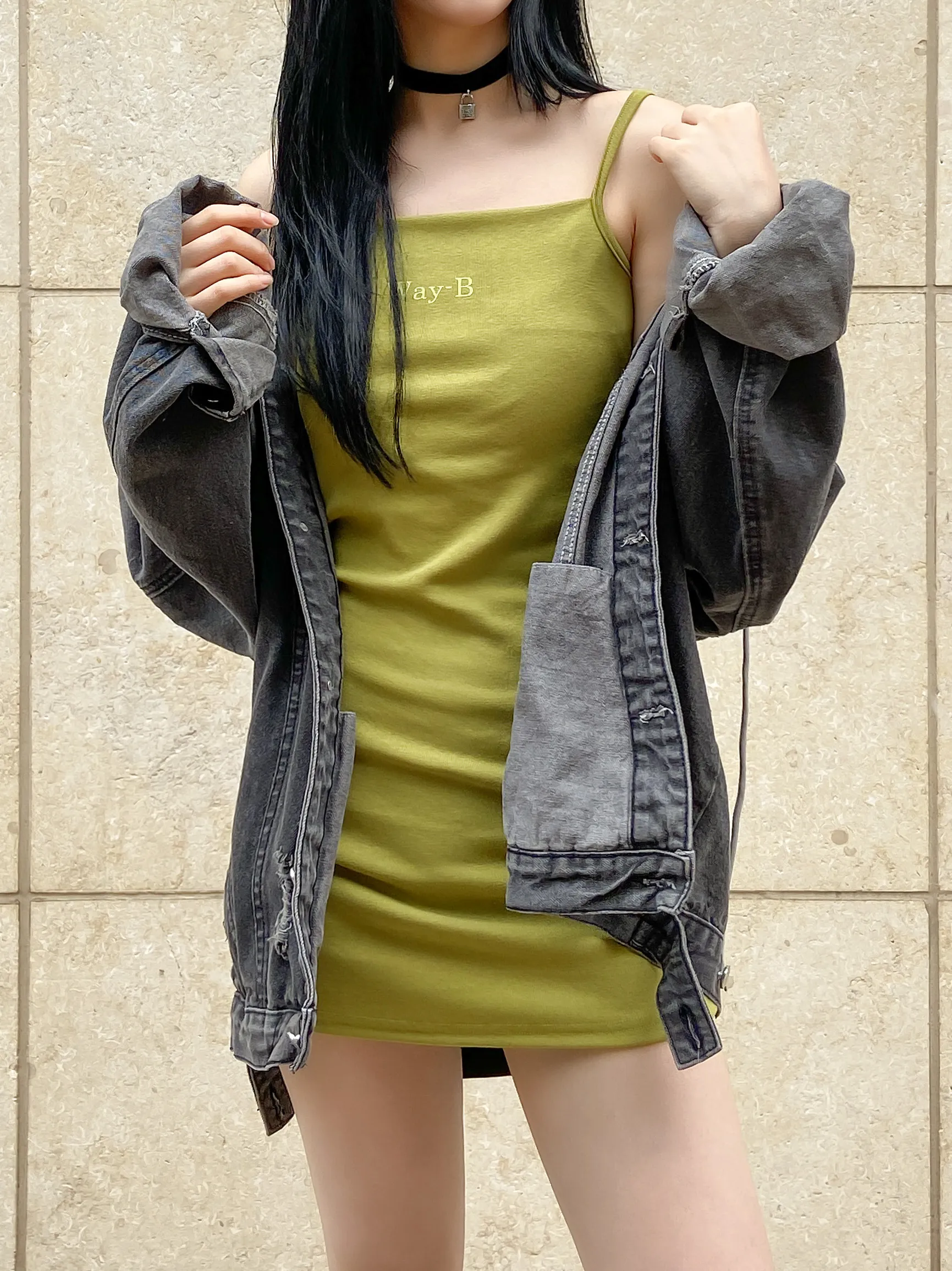 Way-Bロゴミニキャミワンピース | レディースファッション通販 - DHOLIC