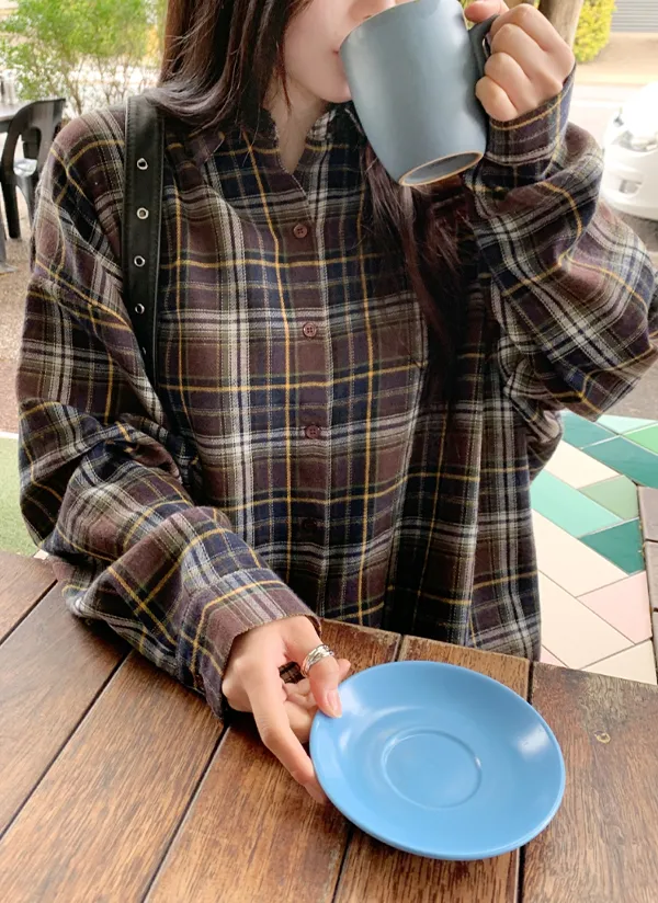 マルチカラーチェックボクシーシャツ | レディースファッション通販 - DHOLIC