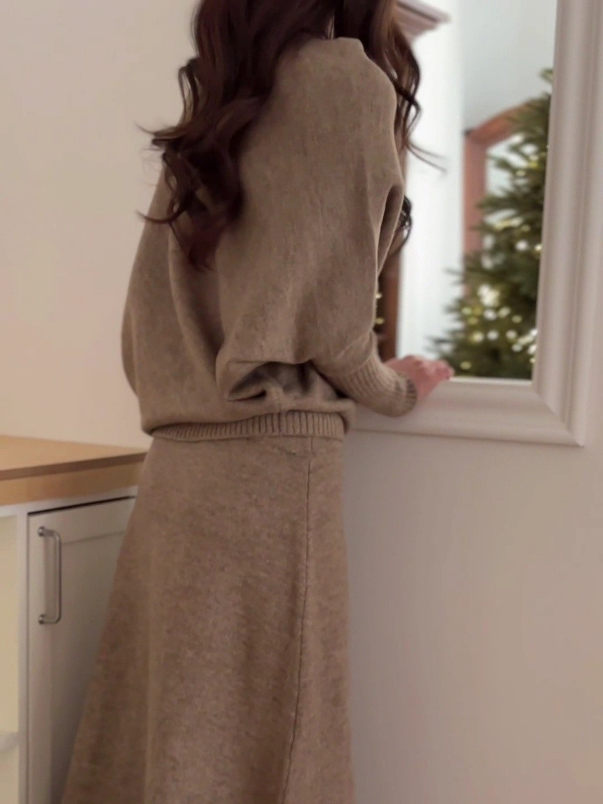 マルチWAYドルマンニット&ロールAラインスカートSET | レディースファッション通販 - DHOLIC