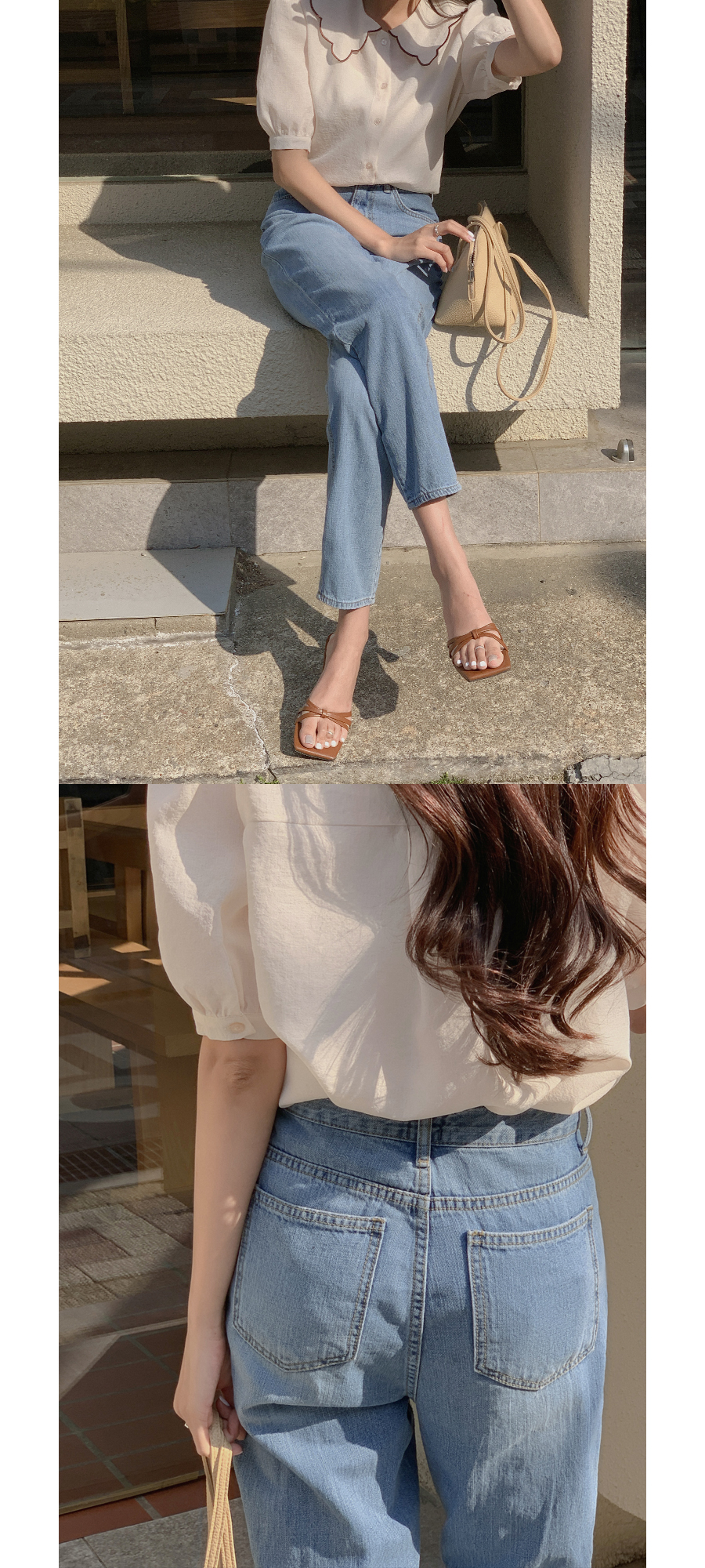 ウォッシングストレートデニムパンツ | レディースファッション ウォッシングストレートデニムパンツ | レディースファッション